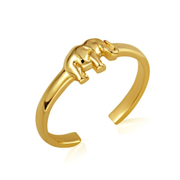 Element Shine | Jewelry | 4k Solid Gold Good Luck Elephant Wildlife ...